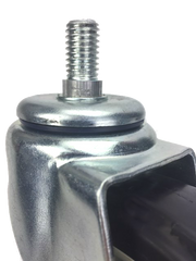 5 Inch Shopping Cart Replacement Caster with Nut – Threaded Stem Casters